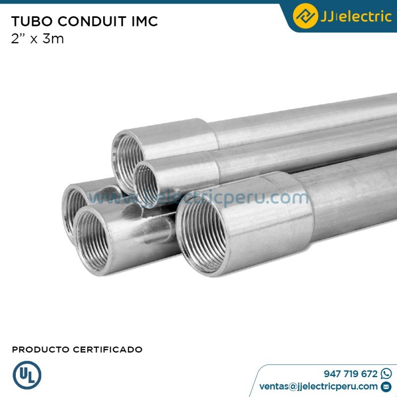 TUBO CONDUIT IMC 2´´ UL - JJ ELECTRIC PERU - Distribución para la industria