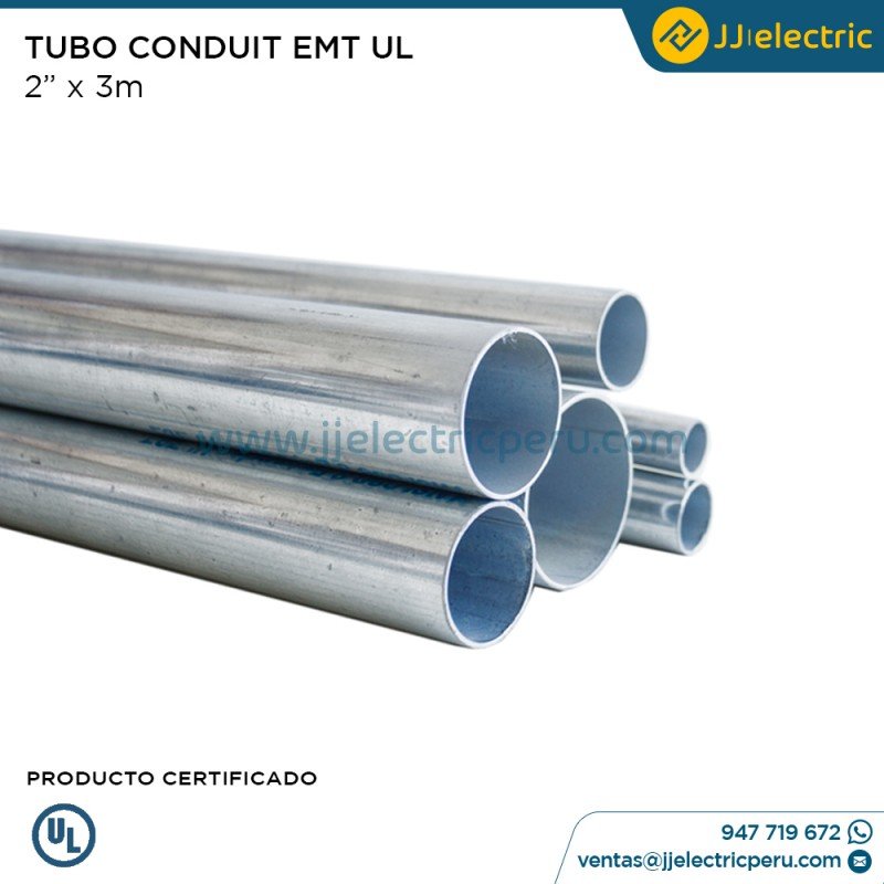 TUBO CONDUIT EMT 2´´ - JJ ELECTRIC PERU - Distribución para la industria